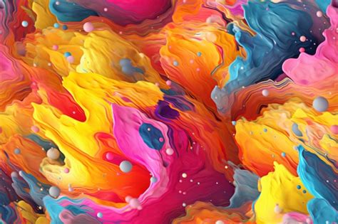 Premium Ai Image Seamless Ink Flow Pattern Ai Generative