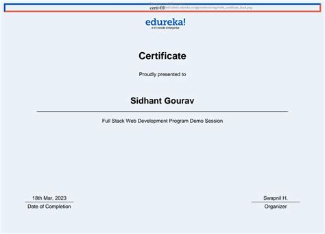 Sidhant Kumar On Linkedin Edureka Fullstackdevelopment Saralabirlauniversity