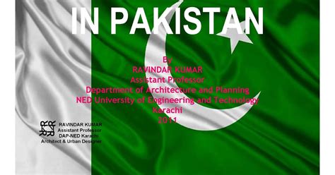 Urban And Regional Planning Planning System In Pakistan