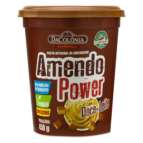 Pasta De Amendoim Dacolônia Zero Açúcar Zero Lactose Doce De Leite 500g