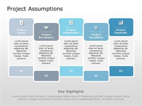 Project Assumptions List Powerpoint Template