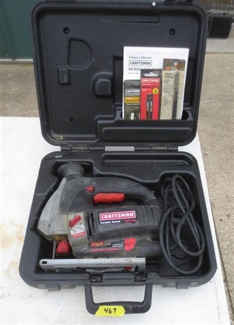 Craftsman Variable Speed Scroll Saw Live And Online Auctions On