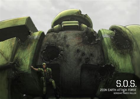 Zaku Ii Gundam And More Drawn By Firebrush Danbooru