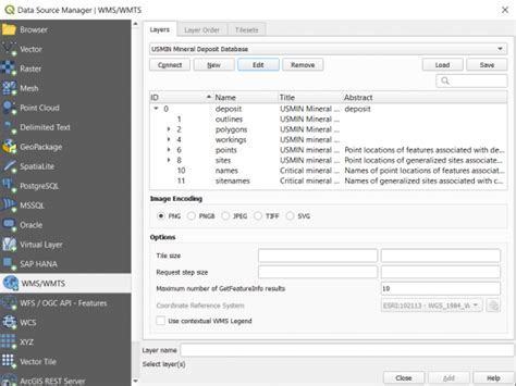 How To Add A Web Mapping Service Wms In Qgis Gis Geography