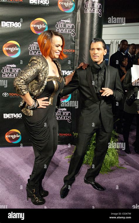 Faith Evans And El Debarge Soul Train Awards At Held At The Cobb Energy