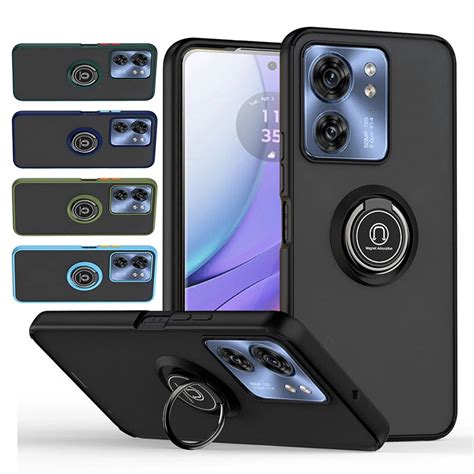 Para Motorola Edge 40 40 Pro 30 Armor Funda A Prueba De Golpes Anillo De Protección De La Parte