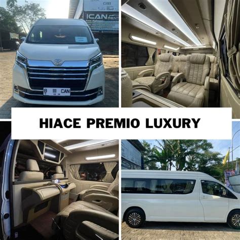 Sewa Hiace Bali Commuter Premio Hiace Luxury Murah Cuma 1 Jutaan