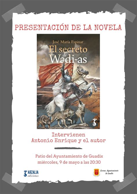 El diario de Destino Guadix José María Espinar presenta el 9 de mayo