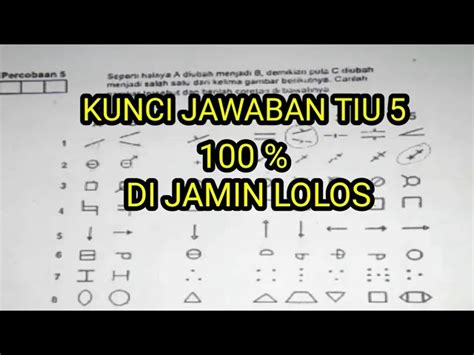 Tes Tiu 5 Gambar Dan Jawabannya 12 Contoh Soal Psikotes Army Alpha