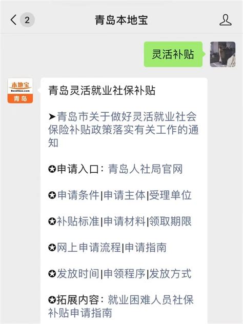 2024青岛灵活就业补贴多少钱 青岛本地宝