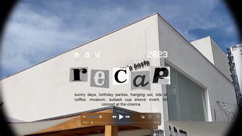 May Recap Vlog 📹🎂 Youtube