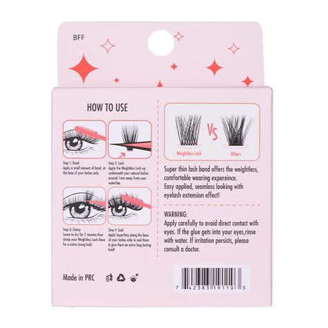 Kiss And Tell Light Natural Lash Cluster Feral Edge