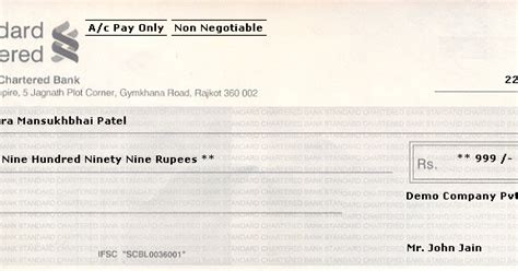 Ifsc Code For Standard Chartered Bank