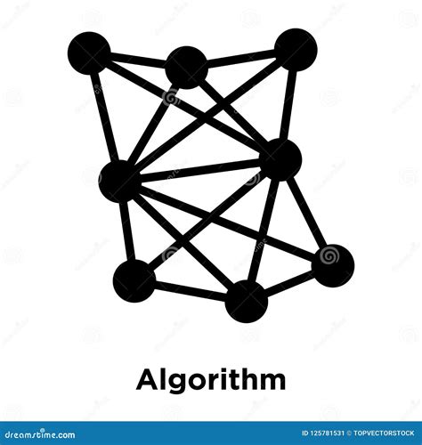 Algorithm Icon Vector From Advertising Collection Thin Line Algorithm
