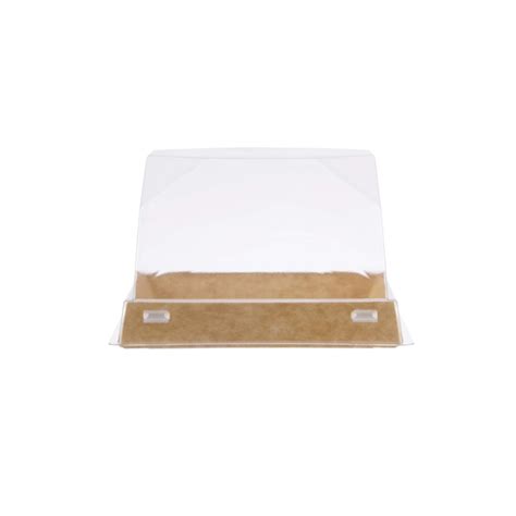 Paper Pastry Containers With Clear Lid