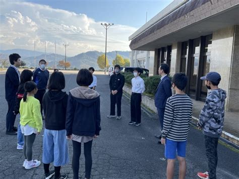 大宮学園にこにこの日あいさつ運動を実施しました 京丹後市立大宮南小学校