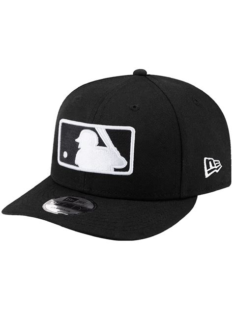 Mlb Batterman New Era Mlb Black White Pre Curved 9fifty Snapback Hat
