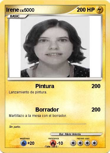 Pokémon Irene 30 30 Pintura My Pokemon Card