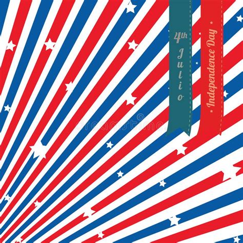 Fondo Del Día De La Independencia Ilustración del Vector Ilustración