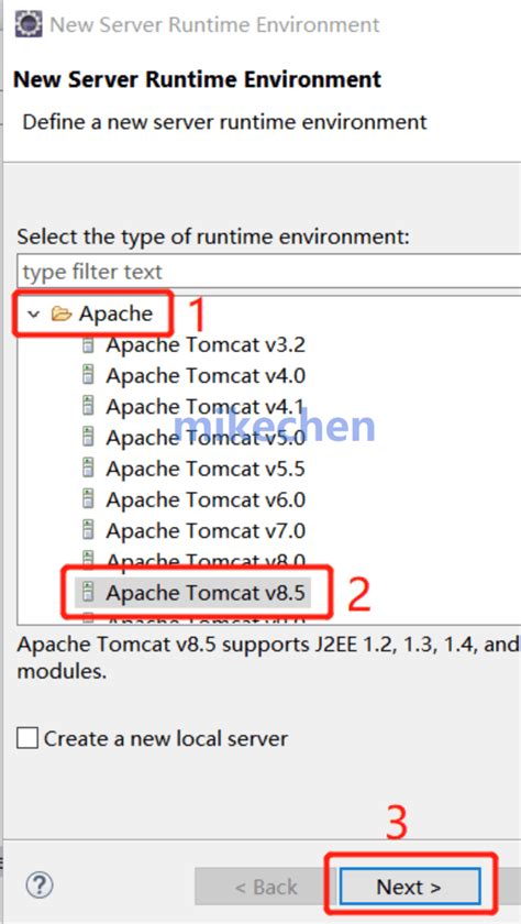 Eclipse配置tomcat教程手把手教你3步成功 Mikechen