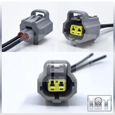 2 Pin Coolant Fan Temp Sensor Socket Wira Waja Md177572 Axia Myvi Vios Hilux Ego Soket Enjin