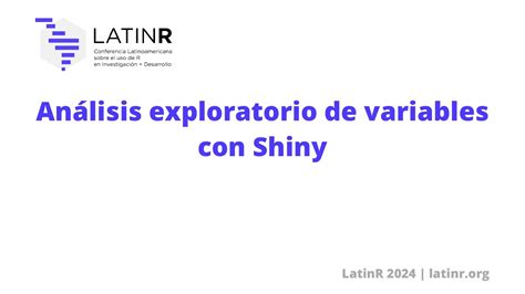 Análisis Exploratorio De Variables Con Shiny Youtube