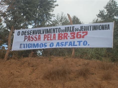 Vale Do Jequitinhonha Blog Do Banu Minas Novas Manifestação Na Br