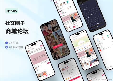 Qysns校园圈子论坛社区（交友、博客、社交、陌生人社交）论坛校园社区系统 论坛小程序社区小程序商城论坛小程序11精仿小红书源码 Csdn博客