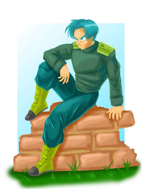 Trunks The Poser By Maijin Kakarroto On Deviantart