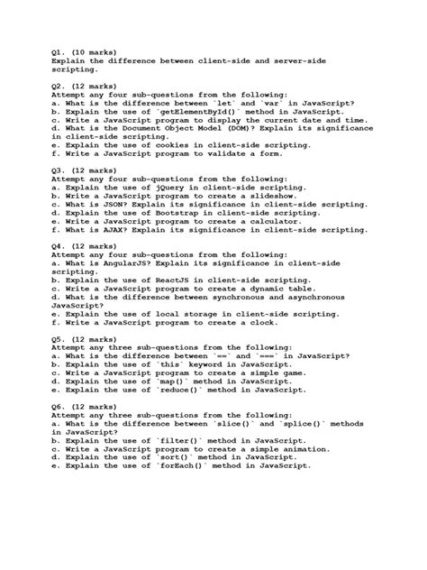 Css Paper 3 Pdf