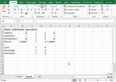 Understanding Excel Operators Guide Business