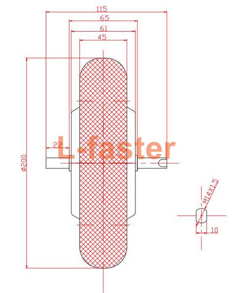 350W E Scooter Hub Motor Kit 65mm
