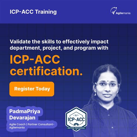 Agilemania On Linkedin Agile Coach Icp Acc Certification Training Agilemania