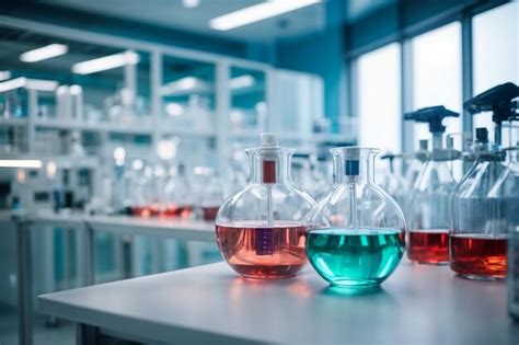 Premium Photo Interior Of Empty Science Laboratory Science Lab Background