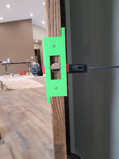 Self Centering Door Knob Latch Plate Router Jig By Michael Mctavish