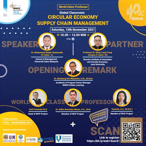 World Class Professor WCP Global Classroom Circular Economy Supply