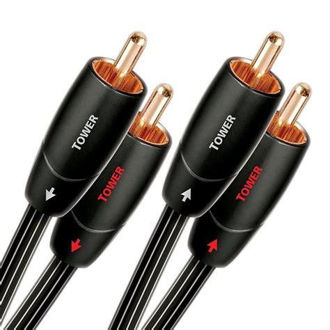 Audioquest Tower Rca To Rca Analog Audio Interconnect Cable