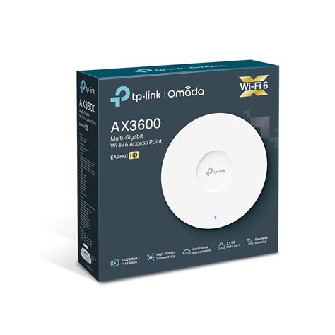 EAP660 HD AX3600 Wireless Dual Band Multi Gigabit Ceiling Mount