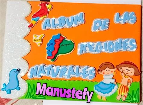 Álbum de las Regiones Naturales del Ecuador Manualidades Álbum