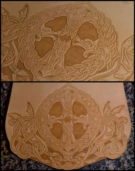 Best Images About Leather Tooling Patterns On Pinterest Dragon Celtic Knots And Arm Band