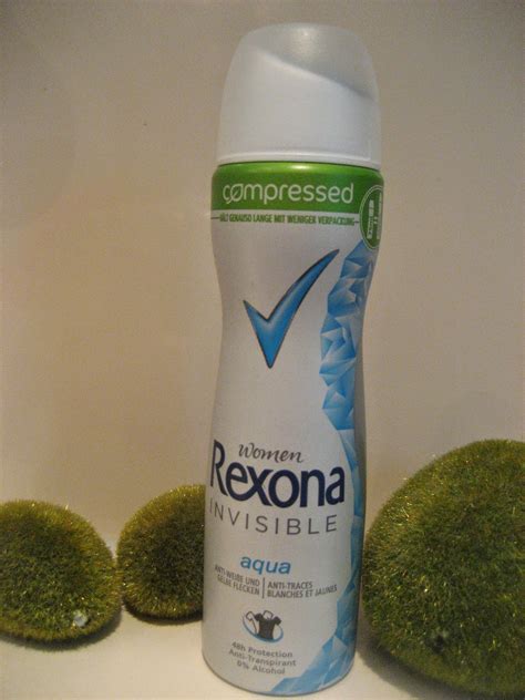 Karins Testwolke Rexona Woman Invisible Deospray Aqua Compressed