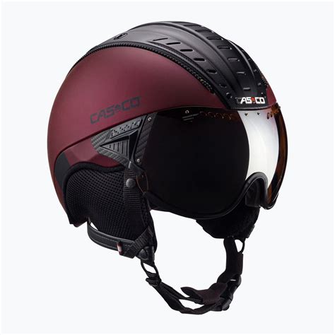 Kask Narciarski CASCO SP 2 Carbonic Visor Red Sportano Pl