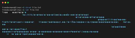 Shred Command Makes Files Unrecoverable In Linux TREND OCEANS