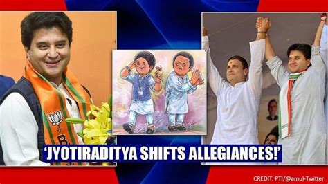 Gone Out Of Hand Amul Takes A Dig At Rahul Gandhi As Jyotiraditya