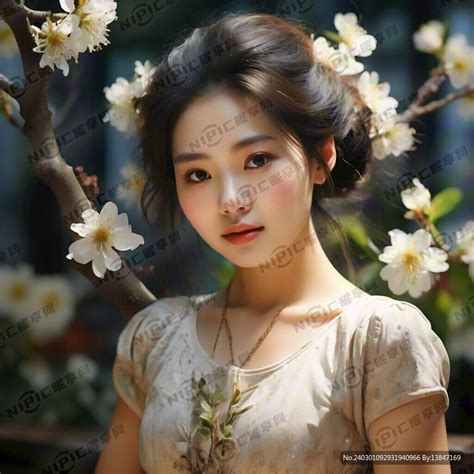 Ai创作图绽放芳华 共赴春日之约 昵图网