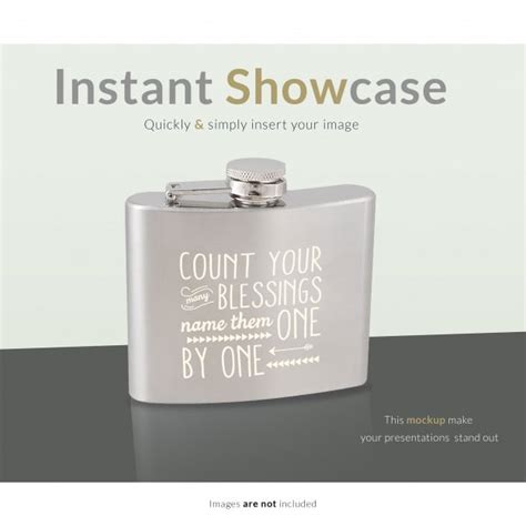 Awesome Classy Flask Mockup Freebie In Psd Designhooks