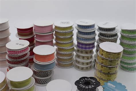 96 Spools Ribbon Mixed Lot Spools Of Ribbon For Scrapbooking Crafts