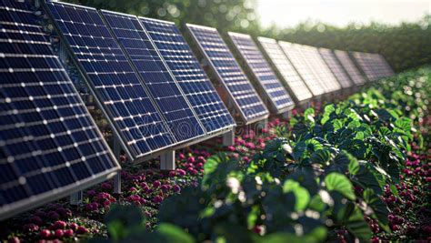 Solar Panels Harnessing The Sun Power Generative Ai Stock