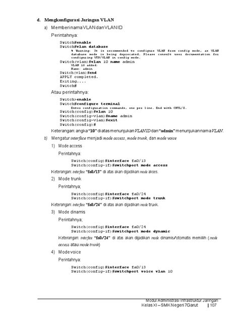 Administrasi Infrastruktur Jaringan Kelas Xi Sem3 Per1 Pdf Komputer
