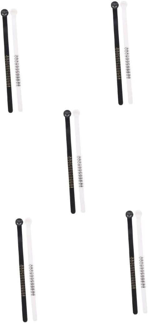 10 Pcs Ring Measurement Power Conditioner Ring Sizer Tape Weeding Ring